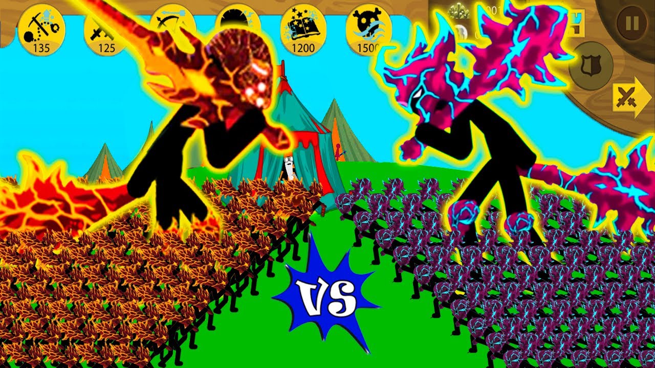 WAR OF GIANT, VAMP GIANT ARMY VS STONE GIANT, LAVA GIANT,STICK FIGURE ...