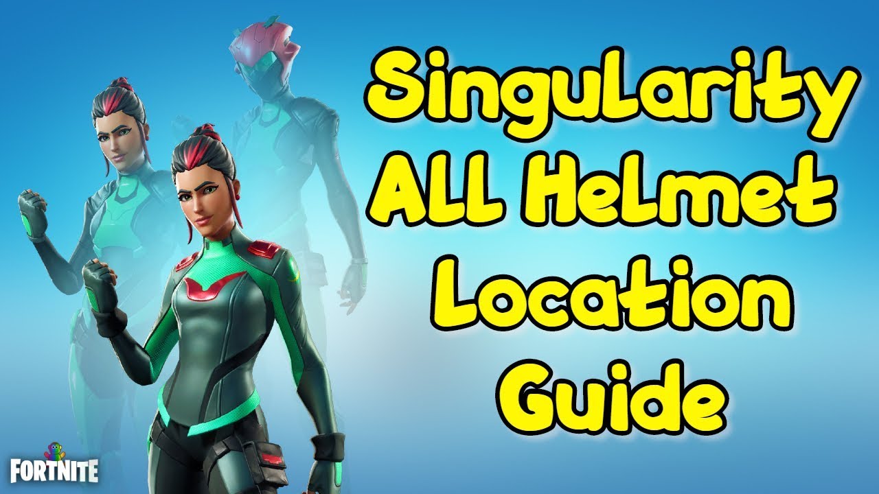 Fortnite - All Singularity Helmet Location Guide - Rex, Durrr, Cuddle ...