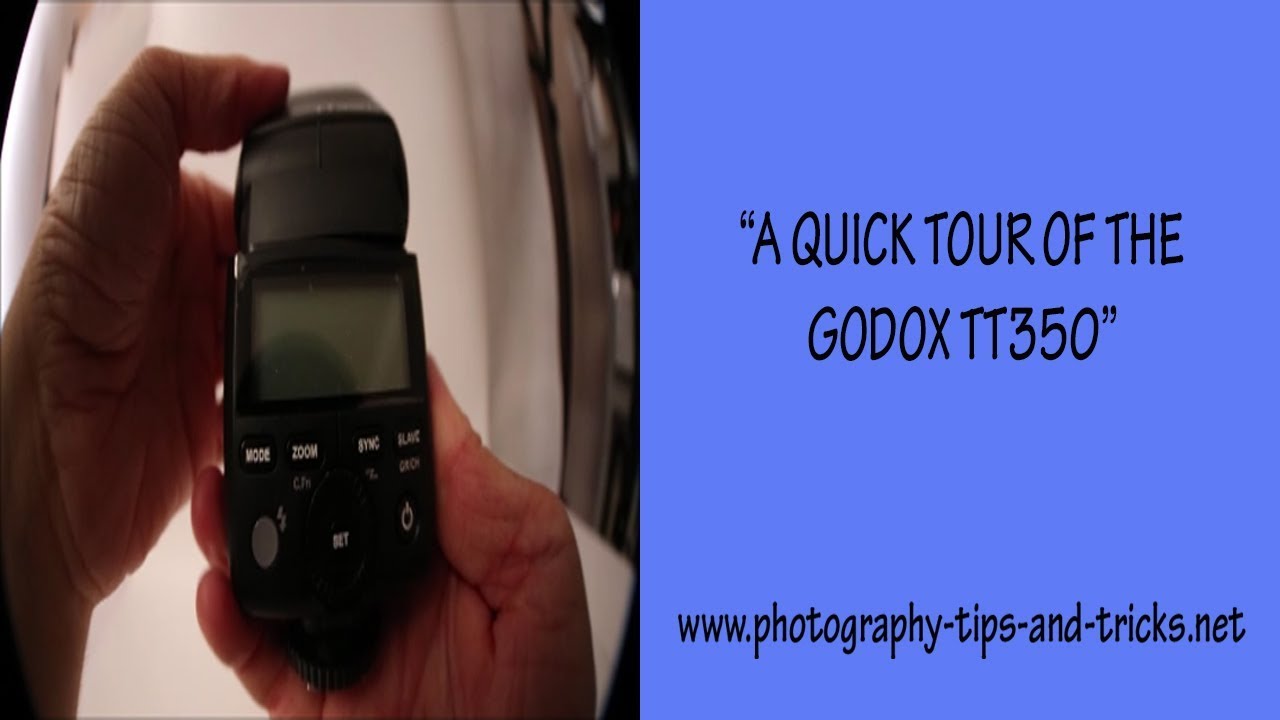 A quick tour around the Godox TT350 speed light - YouTube