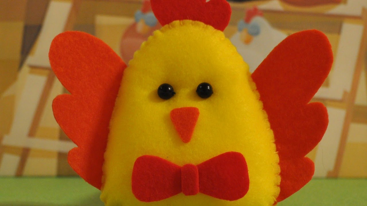 Sew a Lovely Felt Chicken - DIY Crafts - Guidecentral - YouTube