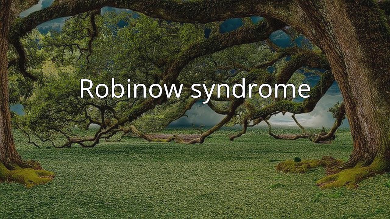 Robinow syndrome - YouTube
