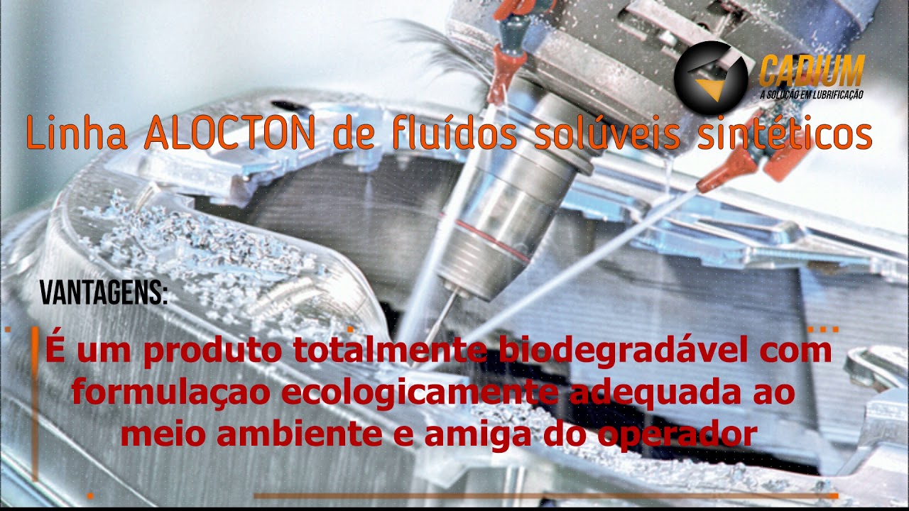 Fluído de Corte Solúvel Sintético - CADIUM LUBRIFICANTES - YouTube