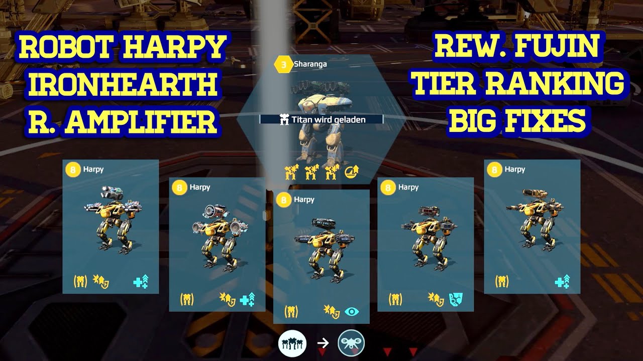War Robots Testserver: New Content | Robot Harpy , Drone Ironheart ...