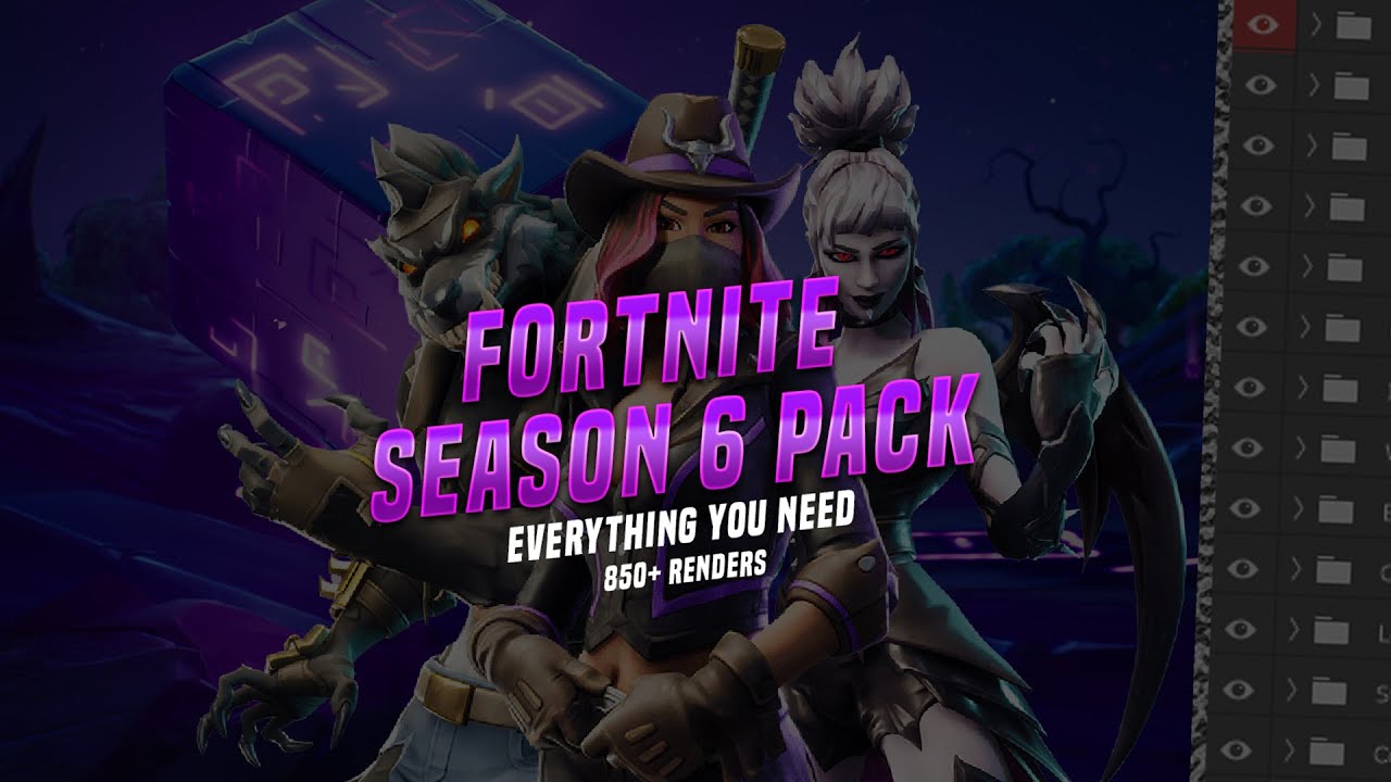 Fortnite GFX Pack| 850+ Renders| *New* Season 7 Items| All You Need ...