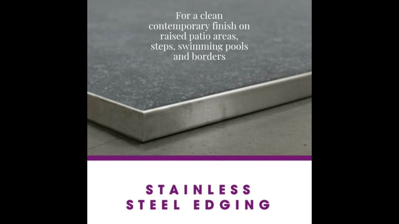 Stainless Steel Edging - YouTube