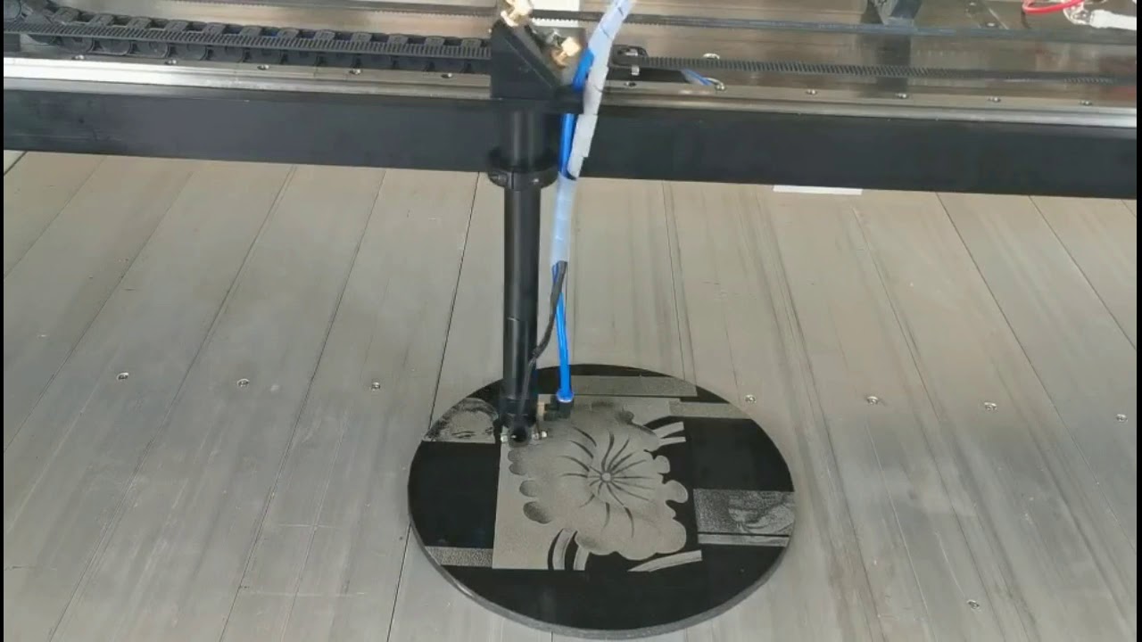 Amazing Stone laser engraving machine - YouTube
