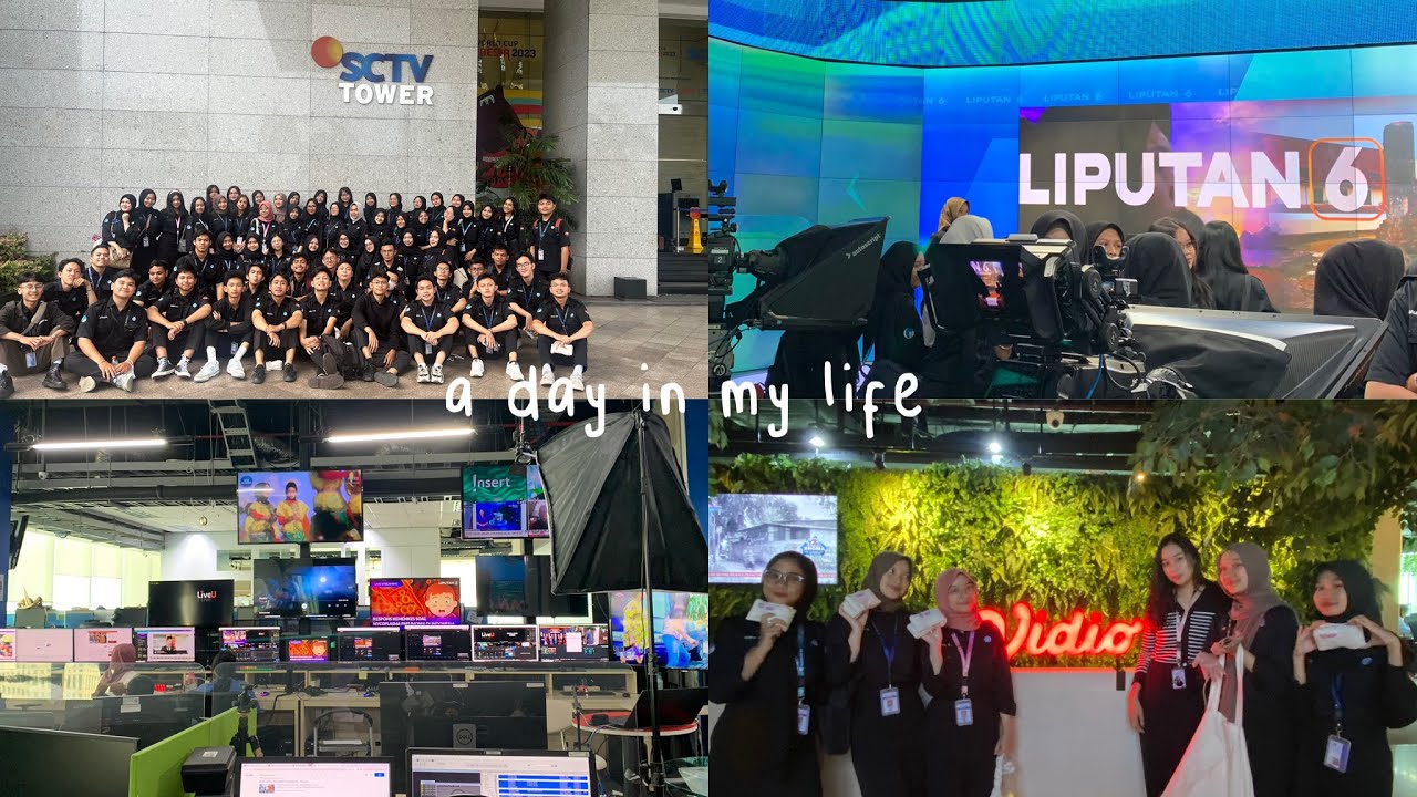 a day in my life: media visit to SCTV 𐙚 - YouTube