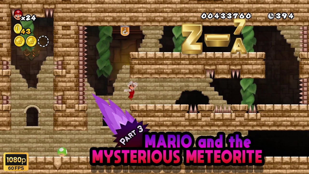 Mario and the Mysterious Meteorite [V3.1.0] Part 3 #3 Walkthrough 100% ...