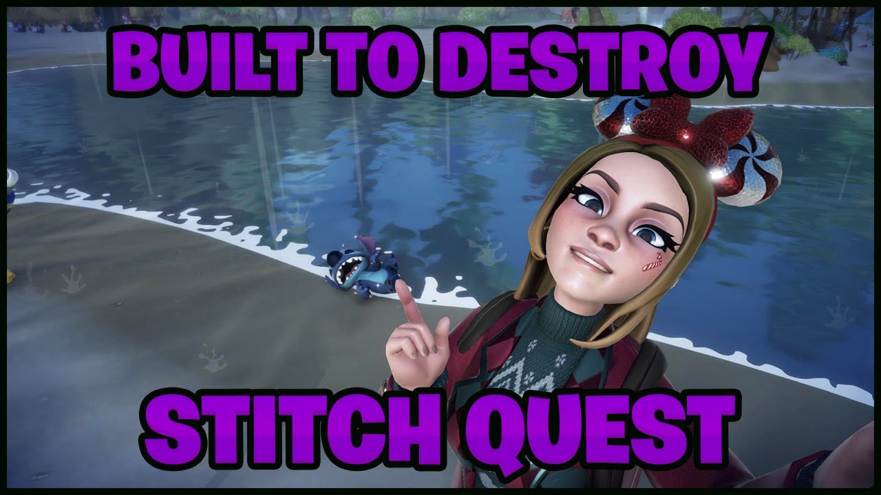 *UNLOCK STITCH!* | Built to Destroy Quest | Disney Dreamlight Valley ...