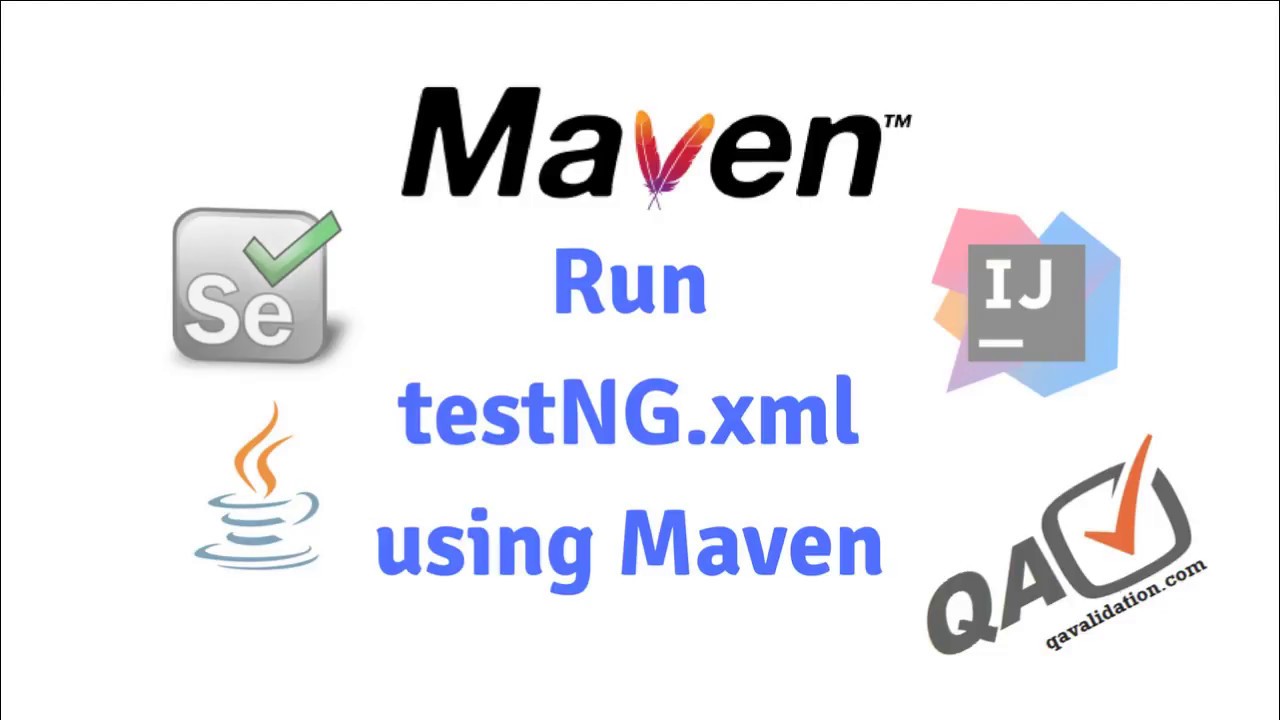 Run testng.xml using maven in inteliJ IDE - YouTube