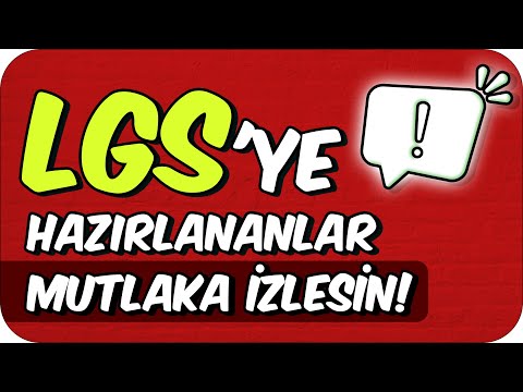 LGS’de En Çok Merak Edilen Sorular❗LGS'ye Girecekler İzlesin! ✍🏻