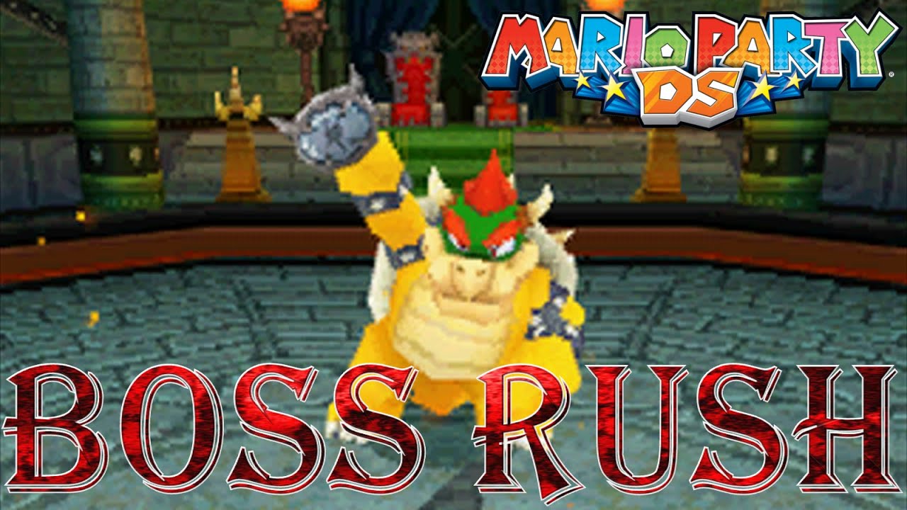 Mario Party DS - Boss Rush (All Boss Fights, No Damage) - YouTube