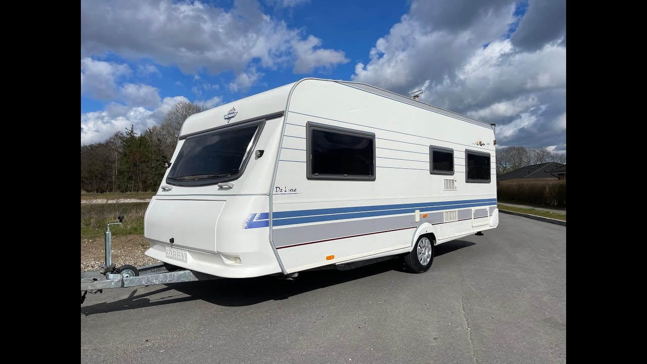 Hobby 540 De Luxe 1998 Faxe Caravan - YouTube