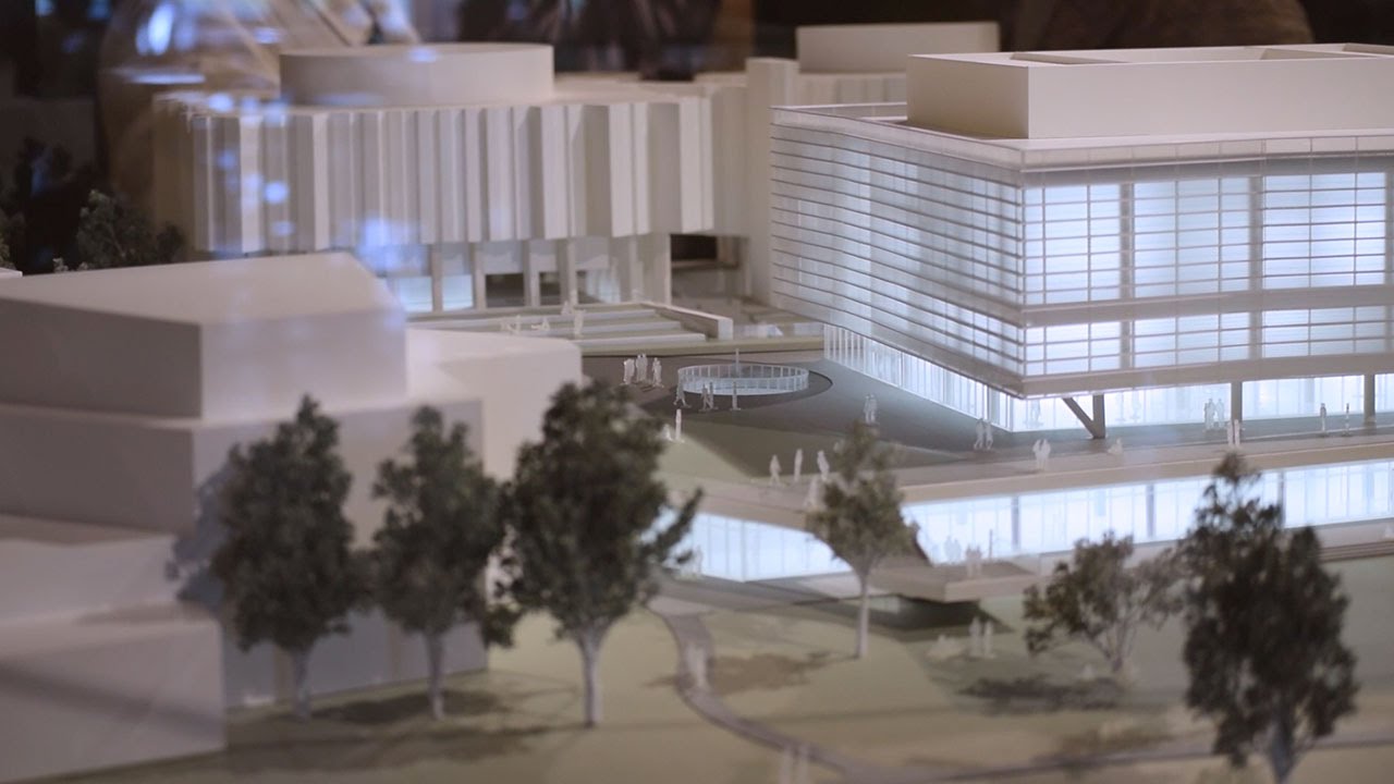 New University Commons Model Unveiled - YouTube