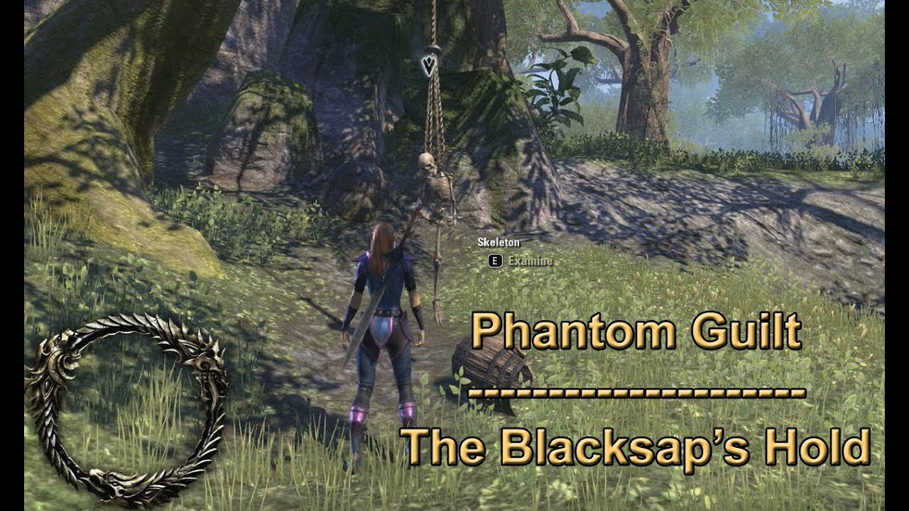 Elder Scrolls Online - 5 - Phantom Guilt and The Blacksap's Hold - YouTube