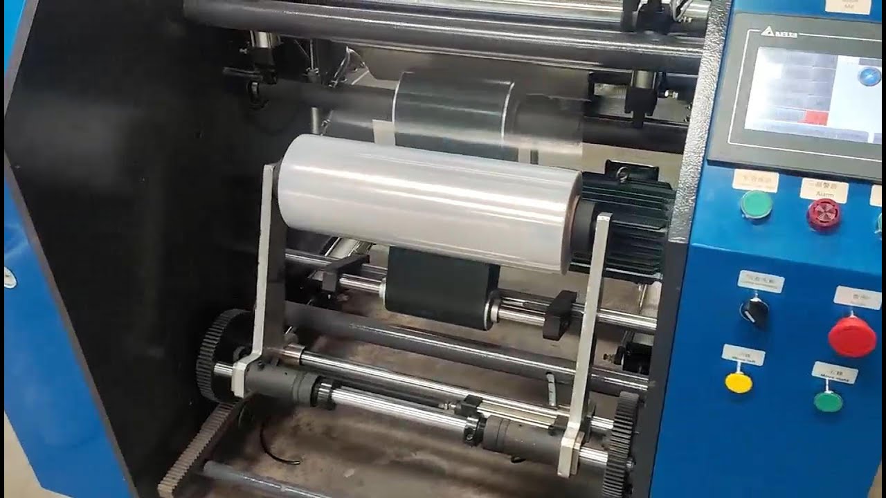China manufacturer good price Stretch film Rewinding machine, Machine ...