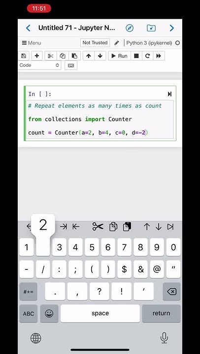 Python collections counter #shorts - YouTube