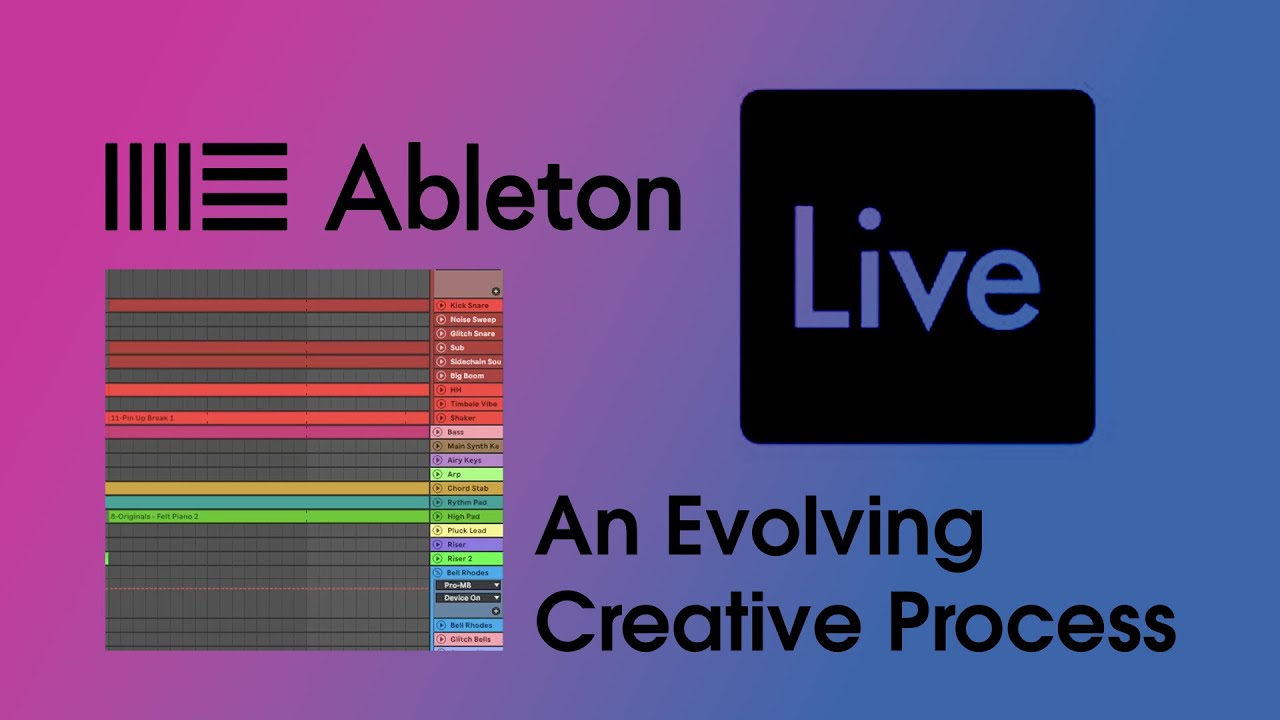 Ableton Live - An Evolving Creative Process - YouTube