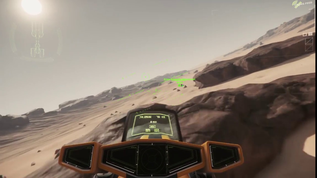 Star Citizen: Racing Hoverbikes On Daymar - YouTube