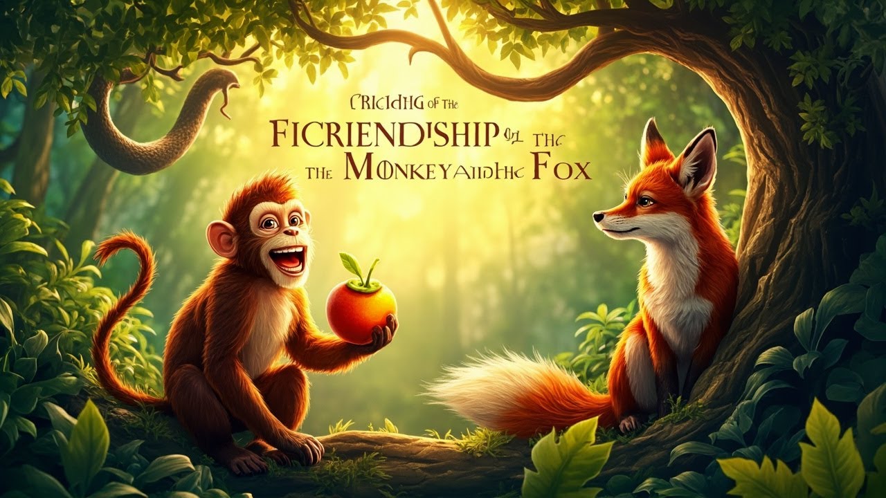 Monkey Aur Fox Ki Friendship | ZA AI Production | #foryou #new # ...