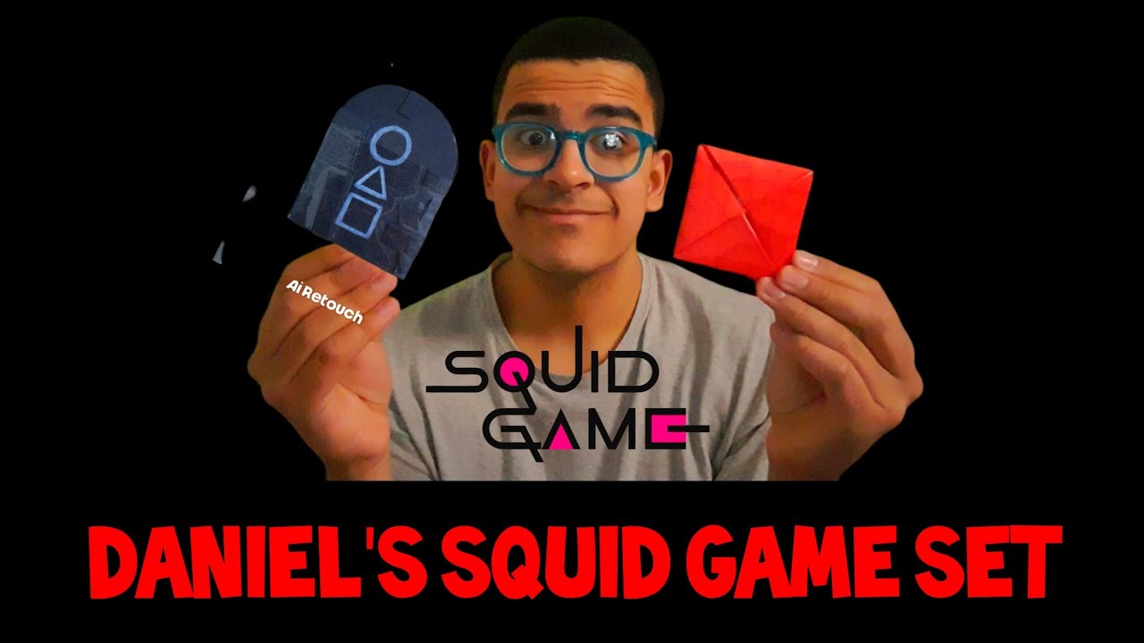 The Daniel show Daniel's squid game set 🟥🟦🪨 - YouTube