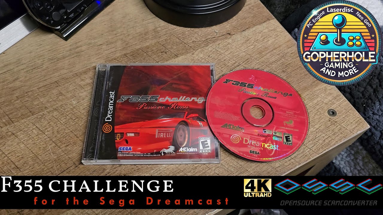 Ferrari F355 Challenge for the Sega Dreamcast Upscaled by the OSSC Pro ...