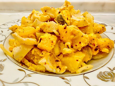 YUMURTALI PATATES PİYAZI TARİFİ