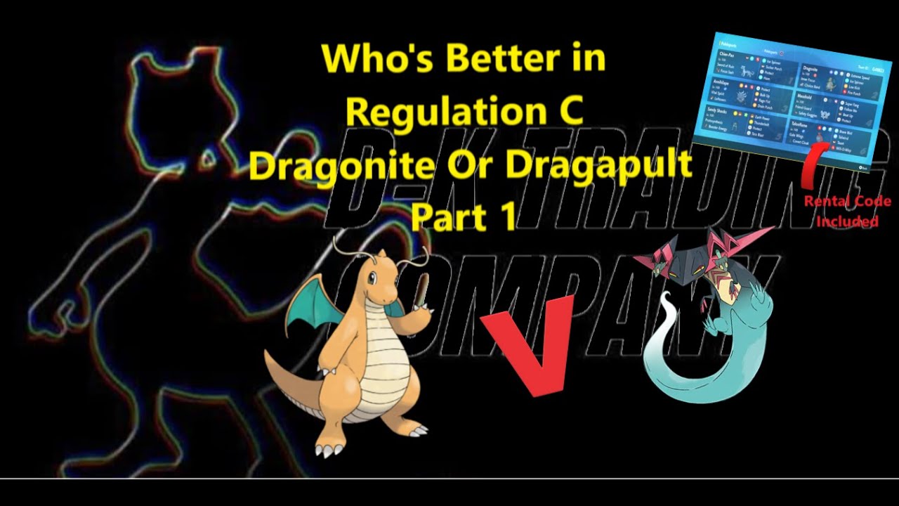 Who's Better in Regulation C Dragonite Or Dragapult Part 1: Pokémon Scarlet/Violet Wi-Fi Battles ...