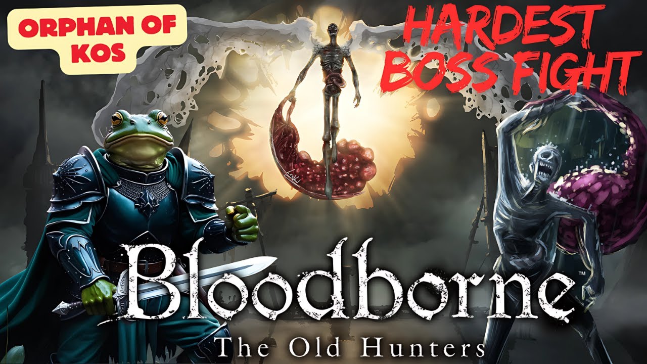 One of the Hardest Bosses EVER | Bloodborne - The Old Hunters DLC - 1st ...
