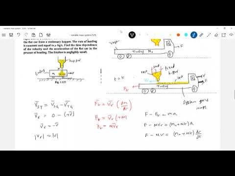 6/18-a) Physics| JEE Adv | Variable Mass System | Rocket Propulsion | force due to leakage of ...