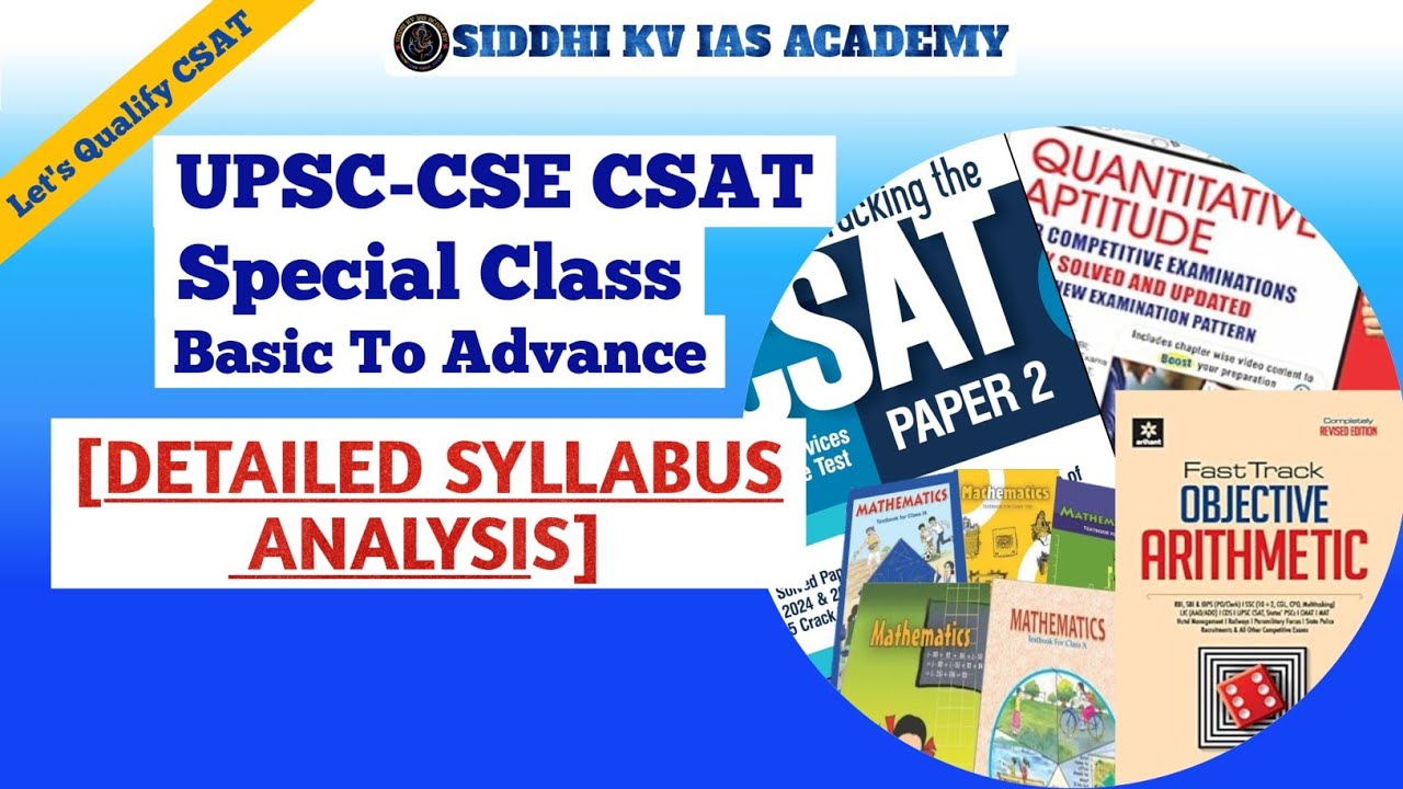 Unlock the Secrets of UPSC CSAT: Complete Syllabus Analysis!| By # ...