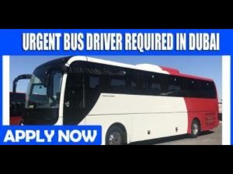 BUS DRIVER REQUIRED IN DUBAI - YouTube
