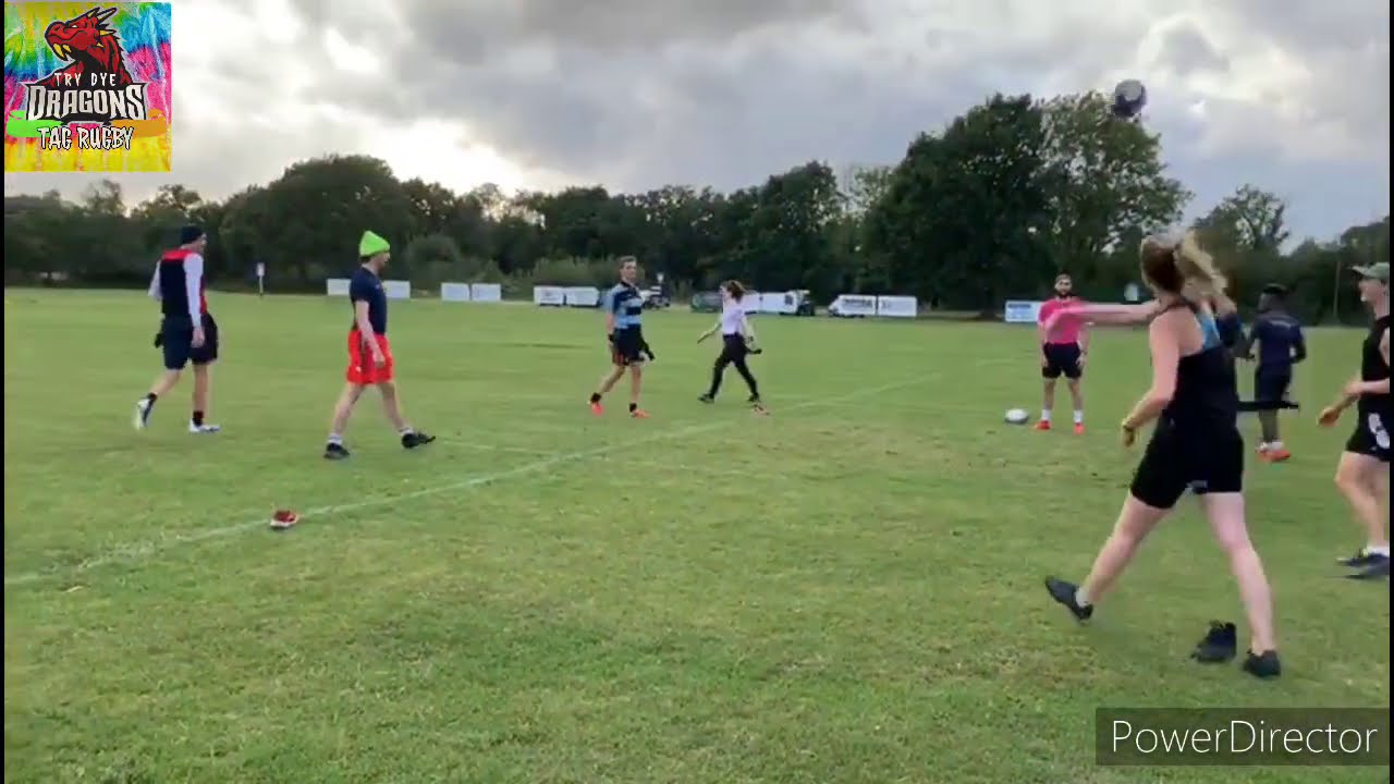 Attacking moves - Tag Rugby Attacking Drill - ALL FLAIR - YouTube