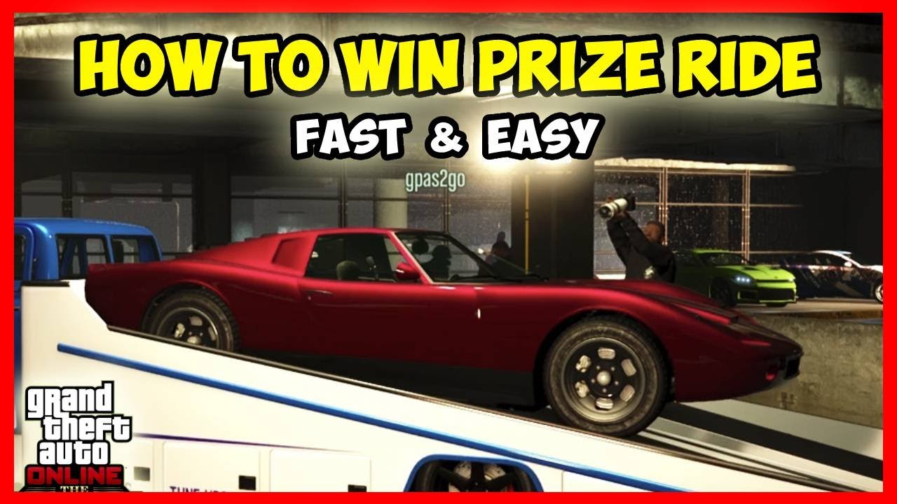 How to Claim Prize Ride FAST in GTA 5 Online - FREE CAR (How to win all ...