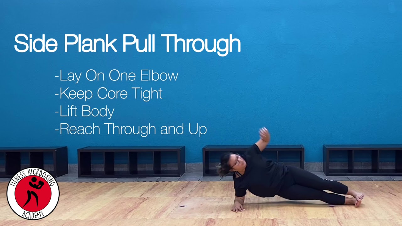 Side Plank Pull Through - YouTube