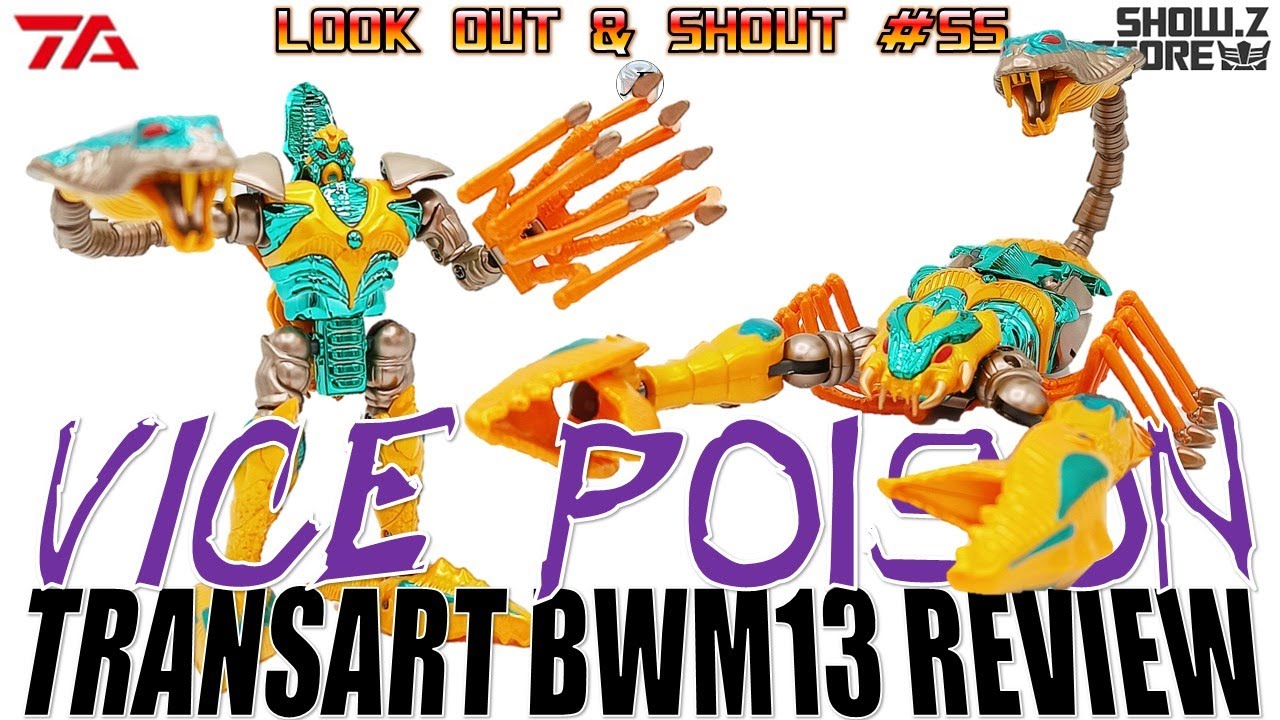 Look Out & Shout #55 TransArt BWM-13 Vice Poison Battler review (aka ...