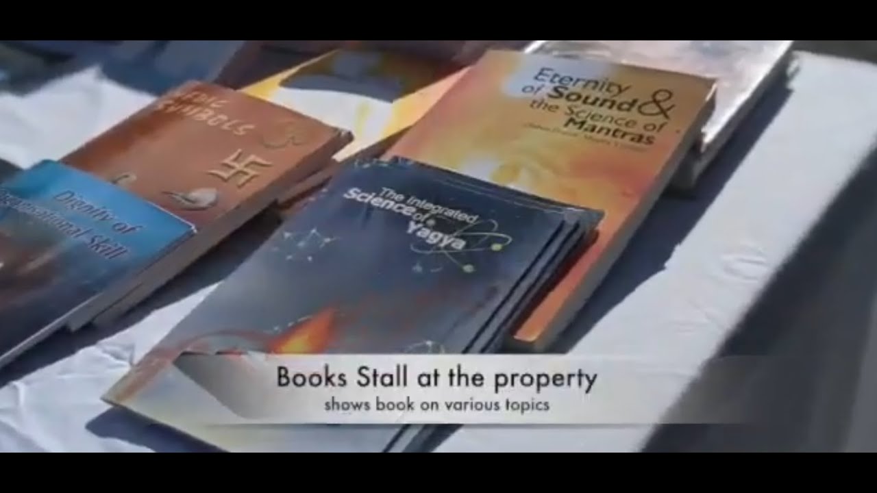 Banner & Book Stall on the property - YouTube