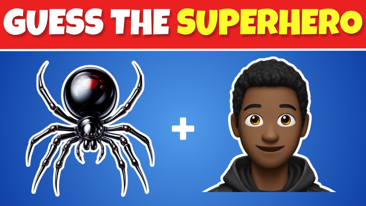 Guess The Superhero By Emoji? 🕷🦸 Marvel & DC Superheroes Emoji Quiz ...