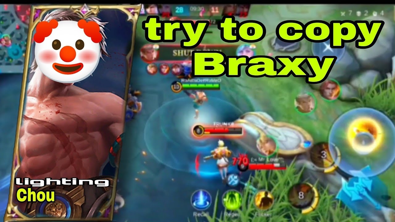 try to copy braxy gameplay||chou gameplay|| - YouTube
