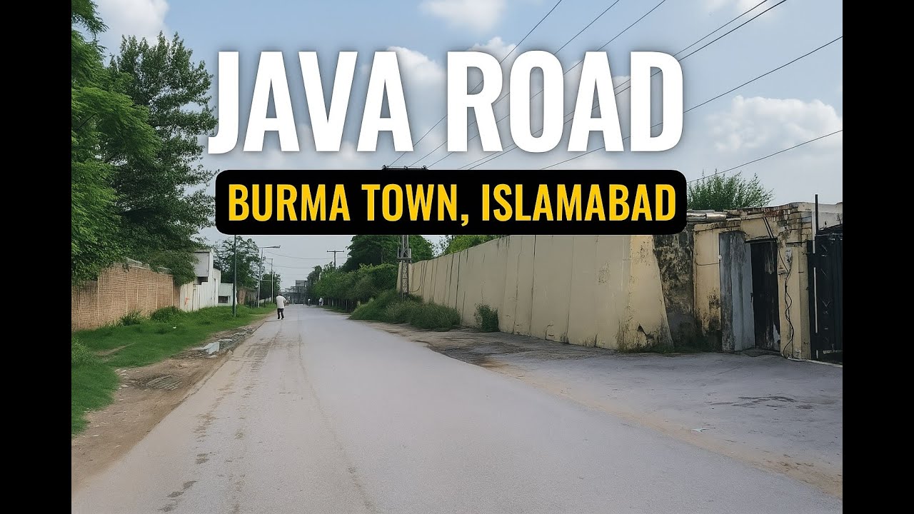Java Road, Burma Town, Islamabad. (A road Trail Vlog) - YouTube