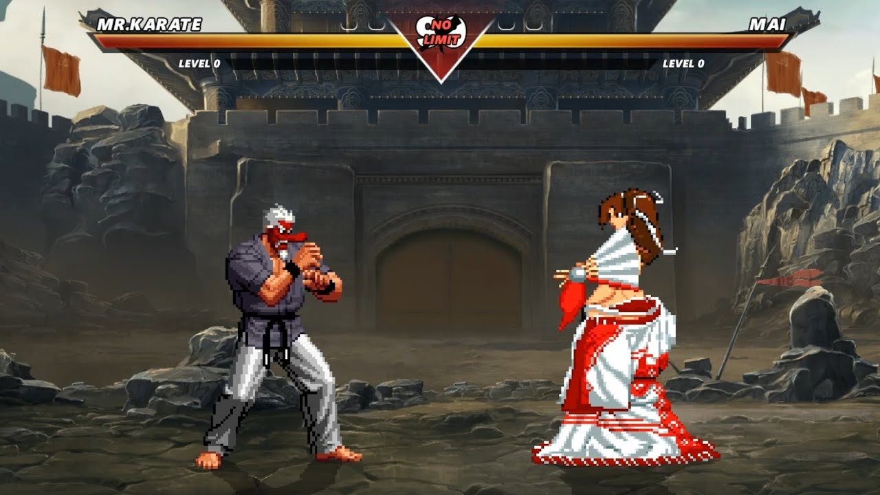 MR. KARATE vs MAI SHIRANUI - The most epic fight ever made 🔥 - YouTube