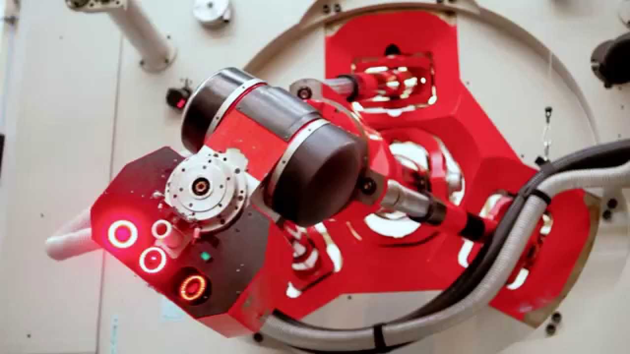 LOXIN TRICEPT AUTOMATIC DRILLING & MILLING CELL - YouTube