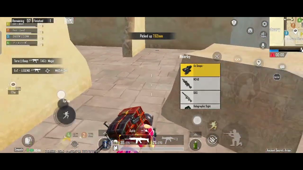 BGMI : how to see erangle map on temple tips & tricks - YouTube