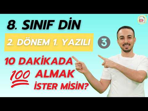 8. Sınıf Din Kültürü 2. Dönem 1. Yazılı (3)