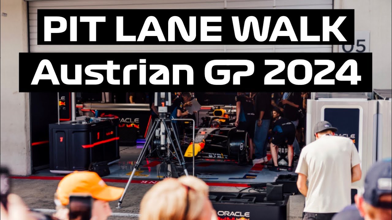 F1 Pit lane Walk — Spielberg 2024 — AustrianGP - YouTube