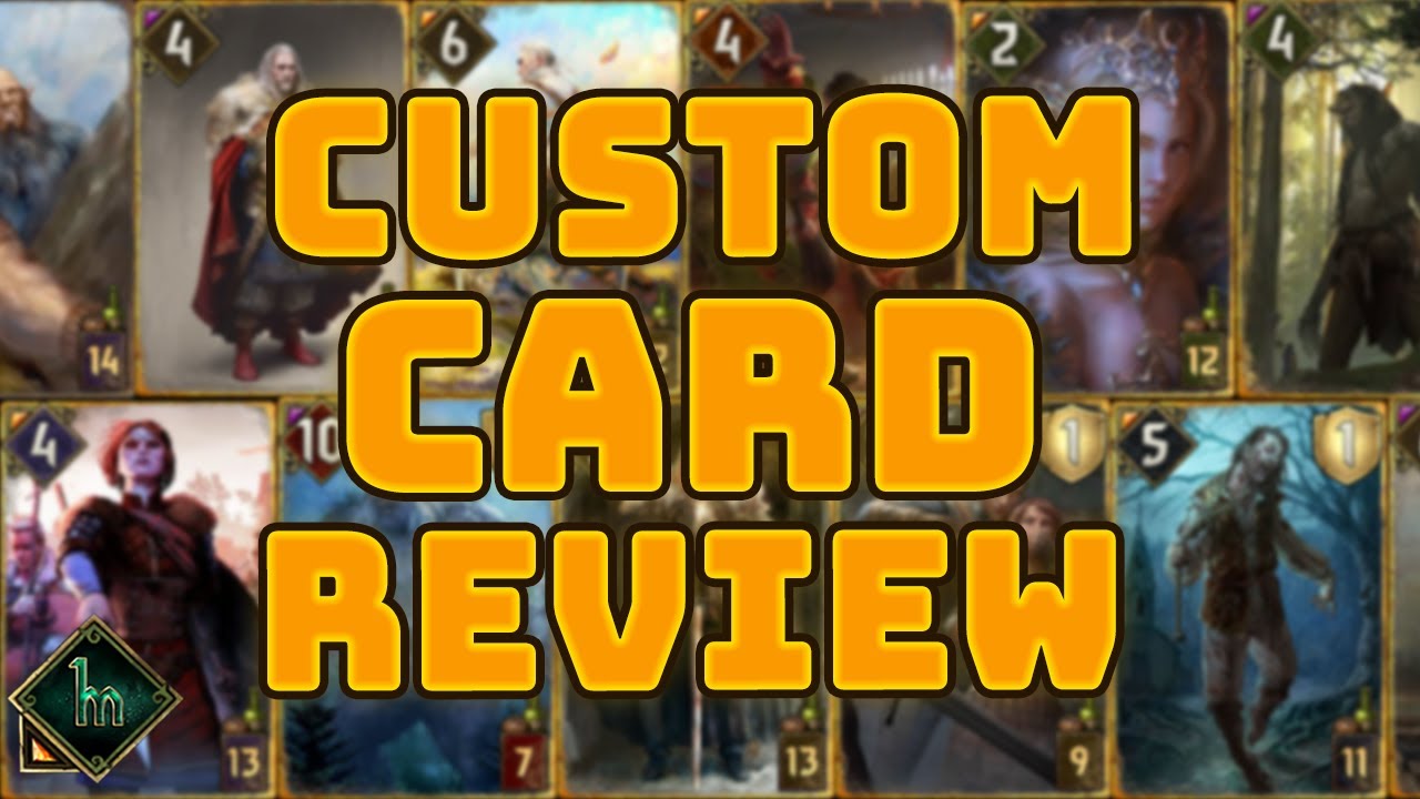 [Gwent] MORE CUSTOM CARDS - YouTube