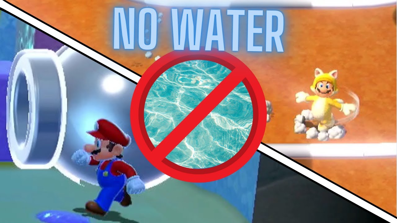Super Mario 3D World but it has NO WATER?! (World 1-5) - YouTube