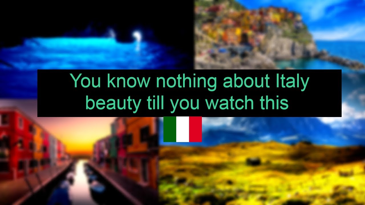 Top 9 unimaginable places in Italy - YouTube