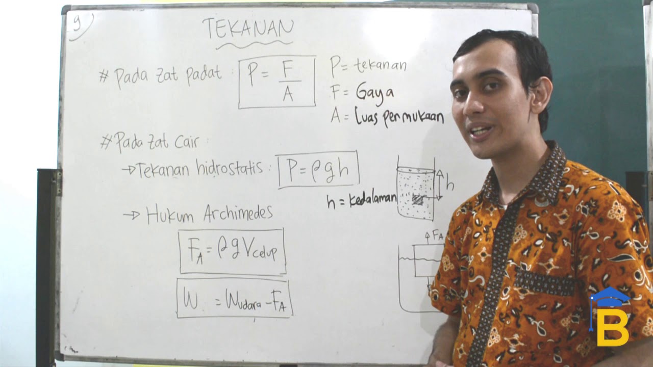 Tekanan - Fisika Kelas 9 SMP - Berprestasi - YouTube