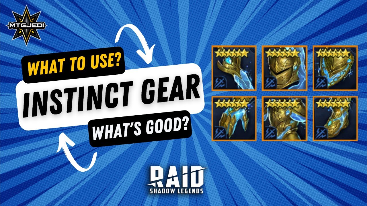 What Instinct Gear is good? 80+ Gear Analyzed! Raid: Shadow Legends ...